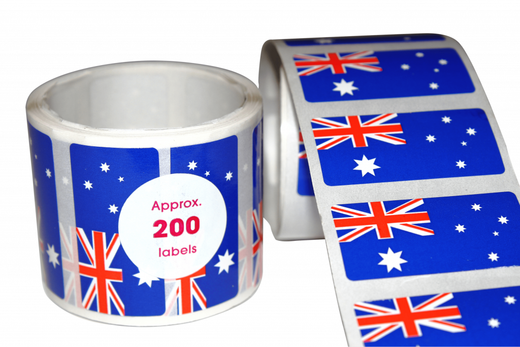 Australian Flag sticker - Auspire - Australia Day Council of Western ...