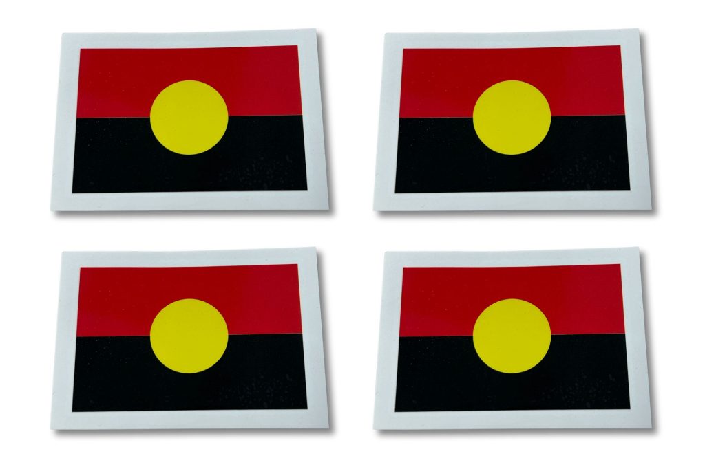 Temporary tattoo - Aboriginal flag - Auspire - Australia Day Council of ...